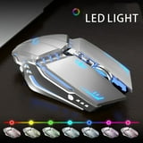 TENMOS Wireless Gaming Mouse Rechargeable Silent LED Computer Optical ...