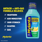 Mylanta for Heartburn, Acid Reflux, & Gas Relief, Liquid Antacid ...