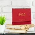 SMKE 2026 Simple Desk Calendar,Elegant Desktop Ornament,High-Quality ...