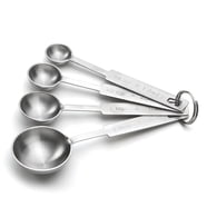 Winco 4-Piece Stainless Steel Deluxe Measuring Spoon Set - Walmart.com