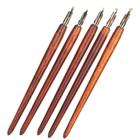 Wooden Dip Pen, Durable Calligraphy Dip Pen Convenient For Drawing ...