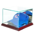Perfect Cases - Cap and Hat Display Case, Cherry Finish - Walmart.com