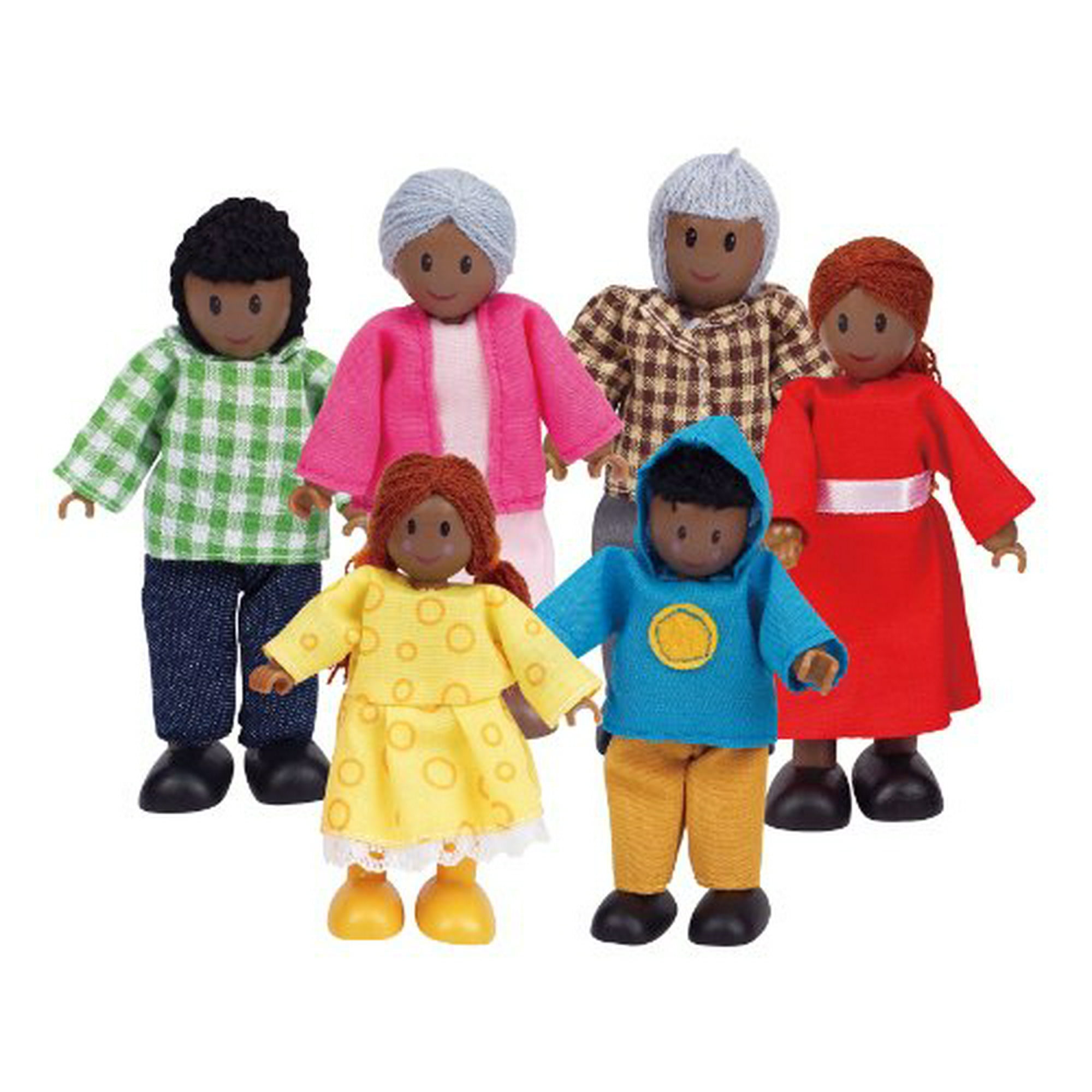Click here for Hape African American Wooden Doll House Family prices
