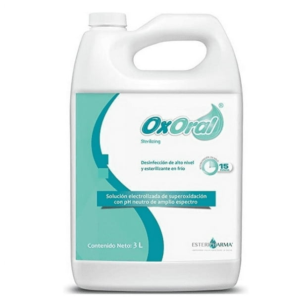 Oxoral Sterilizing Solución Desinfectante En Frio 3L | Bodega Aurrera ...