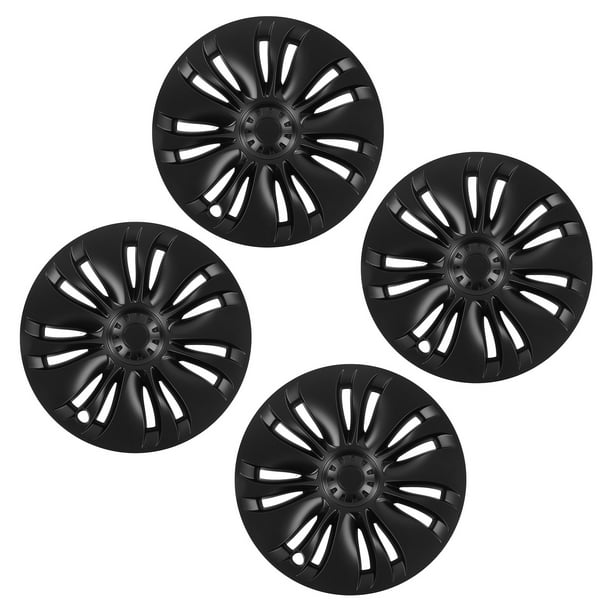 19 Inch Wheel Hub , Matte Black Lightweight Wheel Hub Full Rim Cover ...