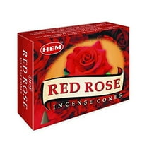 Hem Incense, Red Rose, 12 Boxes, 10 Cones Each, HEM Incense From India ...