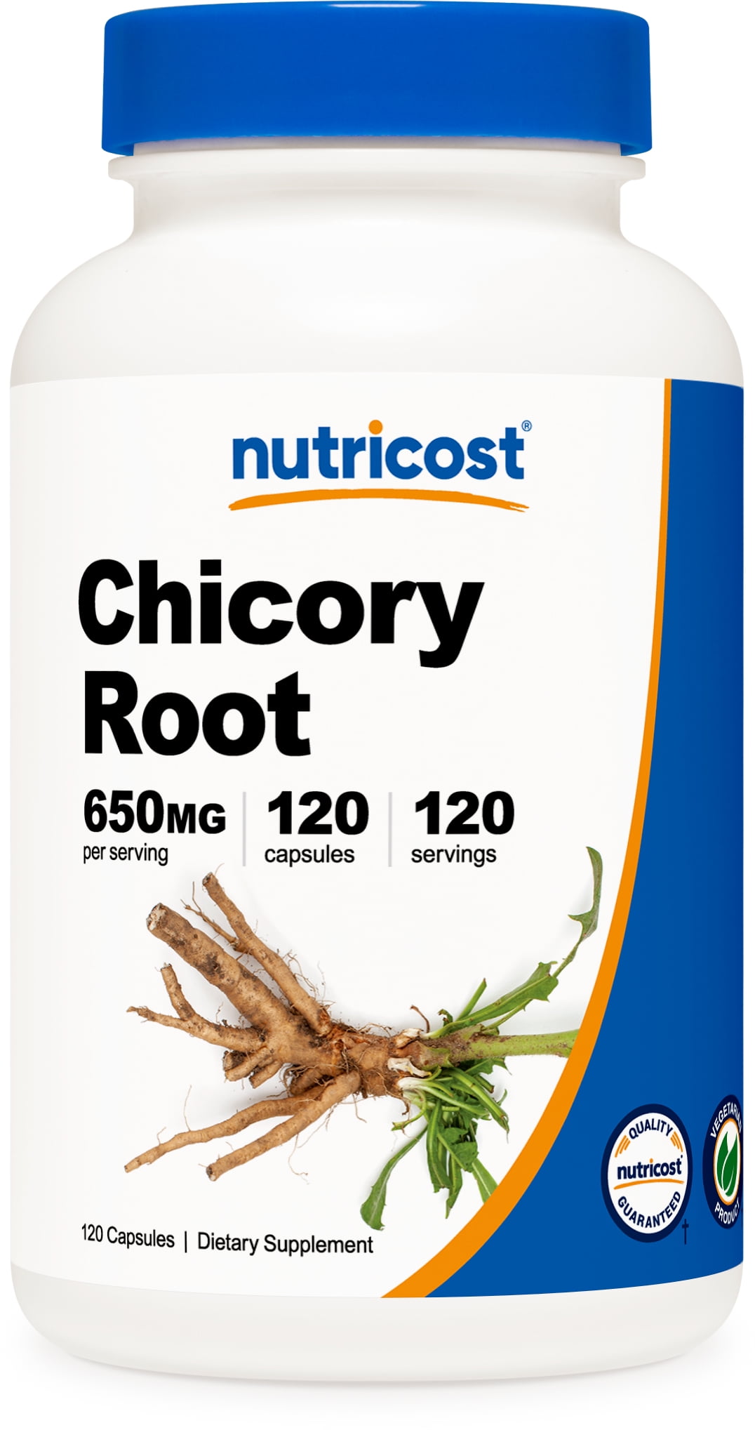 Nutricost Chicory Root 650mg 120 Capsules - Non-GMO, Gluten Free ...