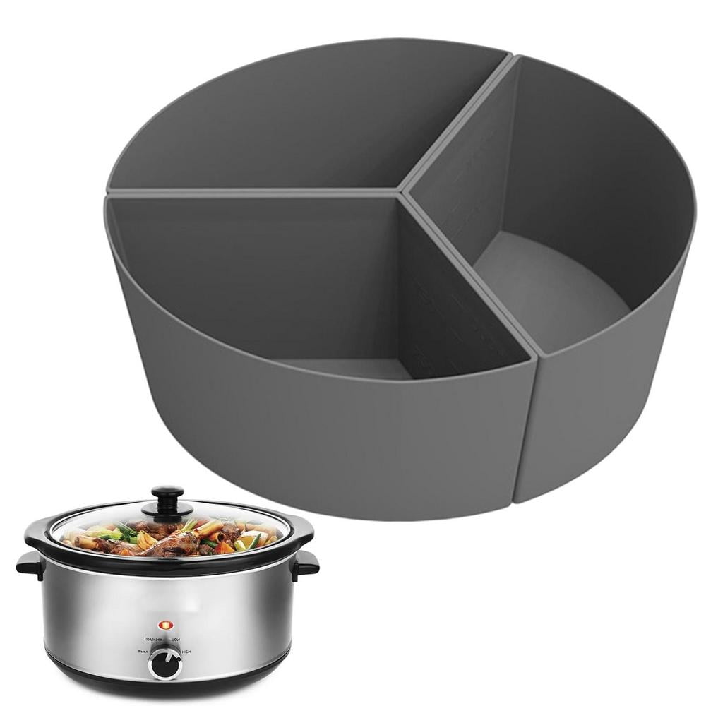 Tohuu Silicone Slow Cooker Liners Slow Pot Silicone Divider Insert Food ...