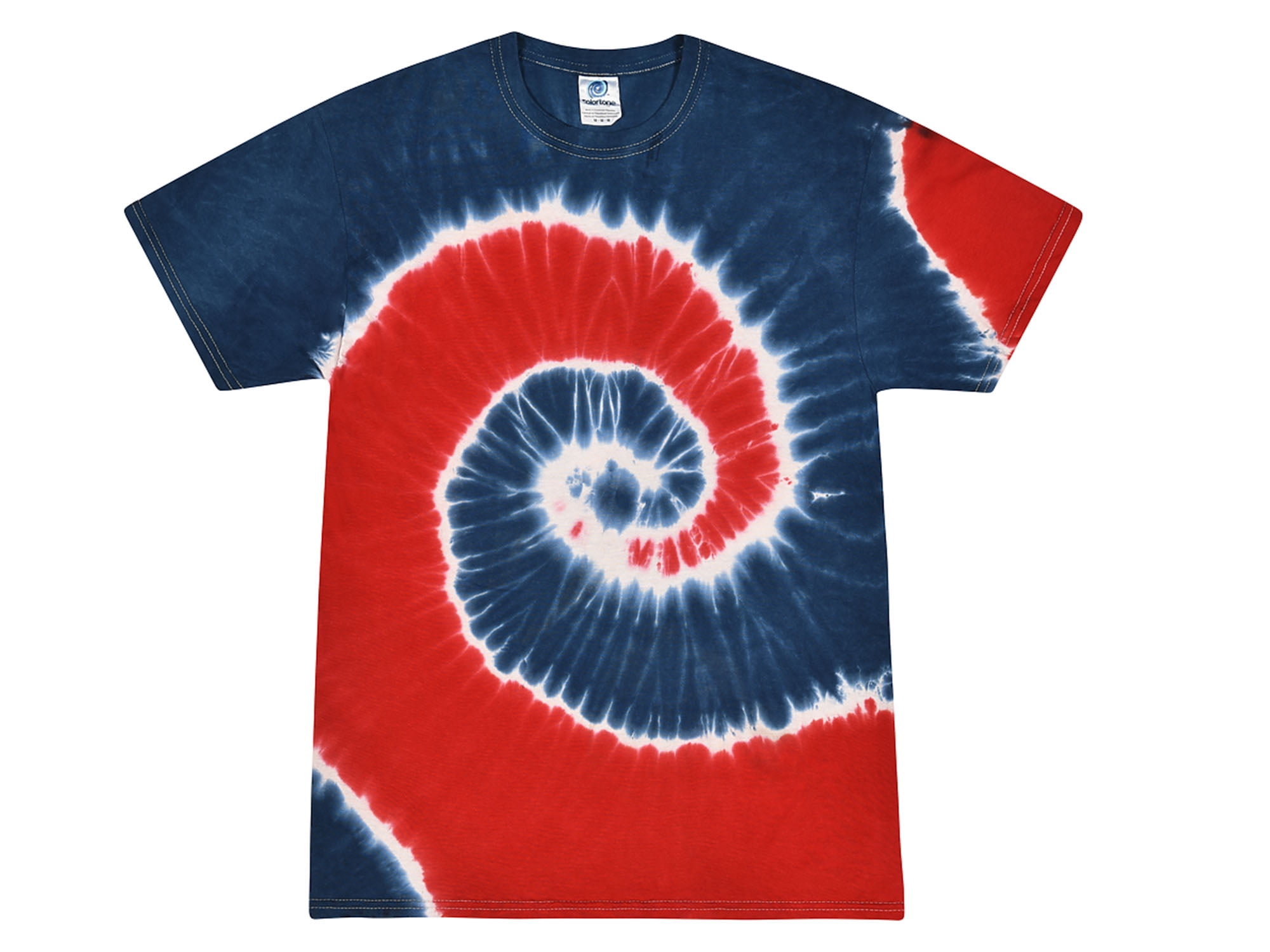 Colortone Tie Dye T-shirts Patriotic Colors Men Adult S to 3XL Cotton ...