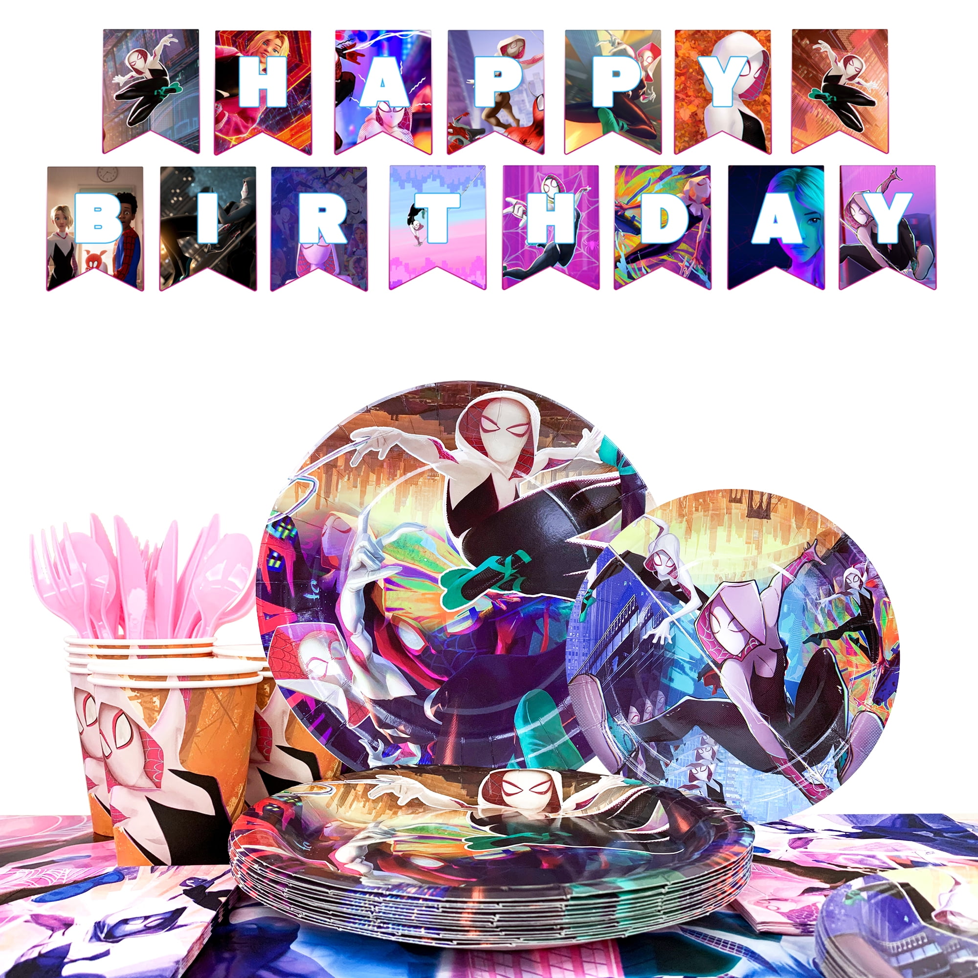 Click here for Svveautify 114 Pcs Spider Gwen Birthday Party Deco... prices