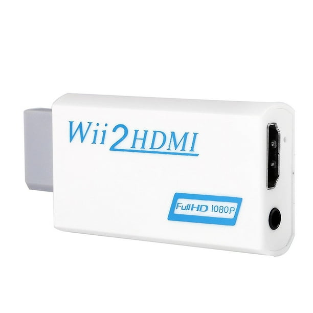 Wii to HDMI 720p/1080p Upscaling Converter Adapter, 3.5mm o Video ...