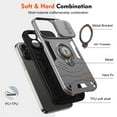 Case for iPhone 13 Pro Max Built In Slide Camera Cover & 360° Rotatable ...