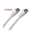CAT5e 24 Gauge White 50 Feet 350Mhz UTP Patch Ethernet Network Cable ...