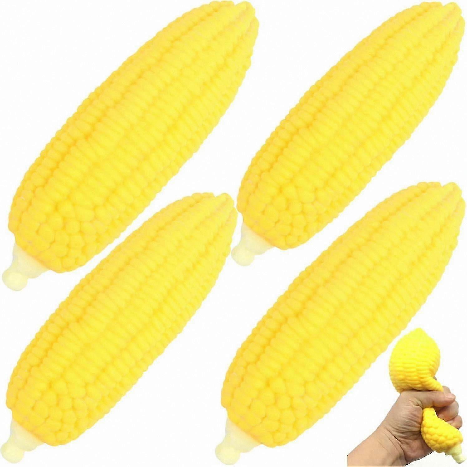 4 Pcs Realistic Artificial Corn Decorative Stress Relief Toy for ...