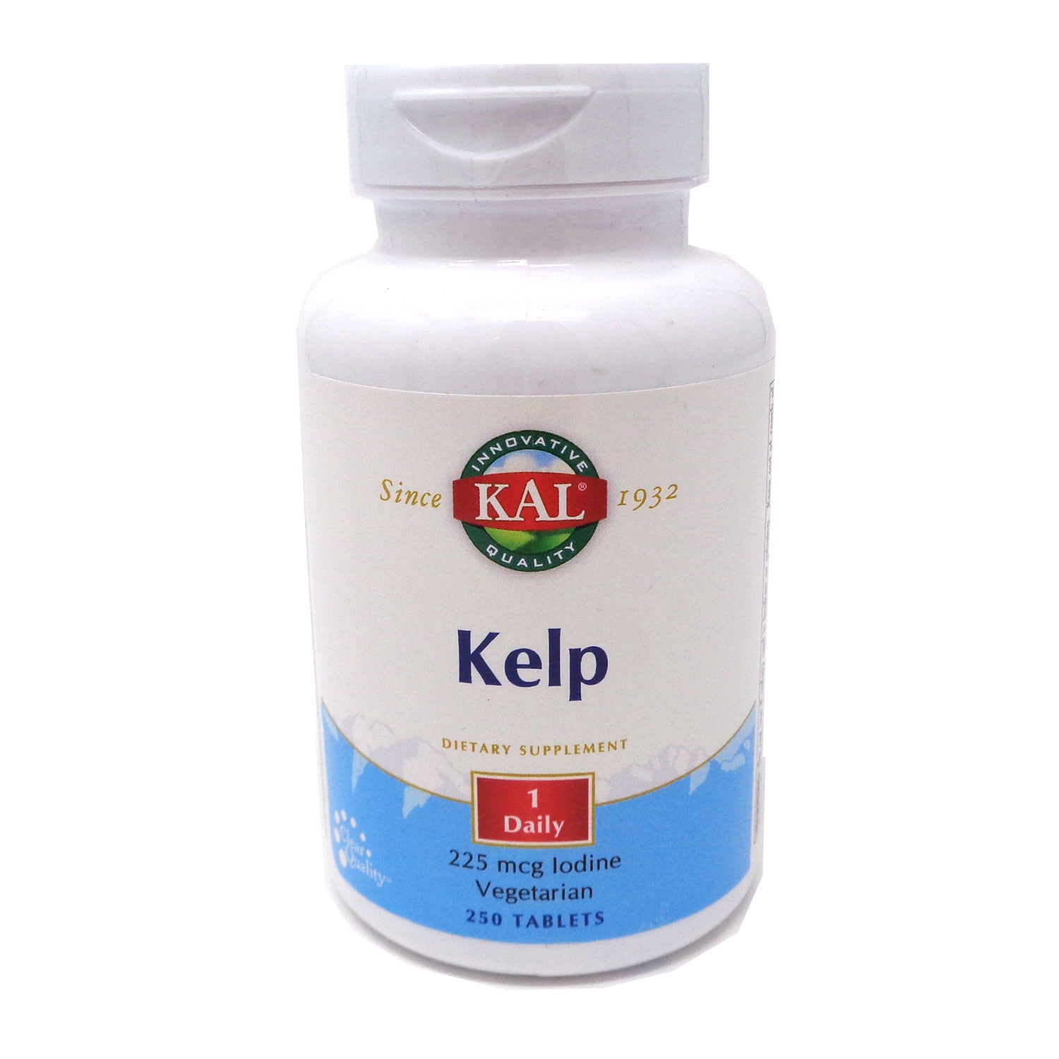 Kal - Kelp With 225 mcg. Iodine - 250 Tablets - Walmart.com