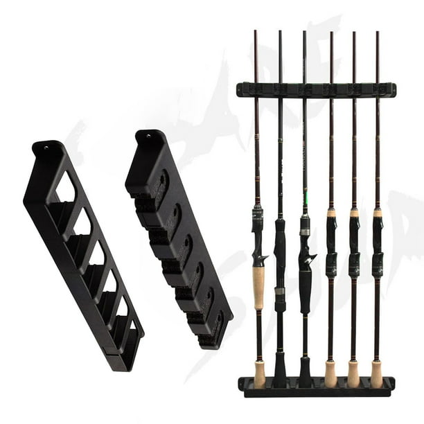 Cheers.US Fishing Rod Rack Fishing Pole Wall or Ceiling Storage Rack ...