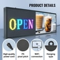 Programmable LED Sign, P5 Full Color LED Scrolling Panel, DIY Custom ...