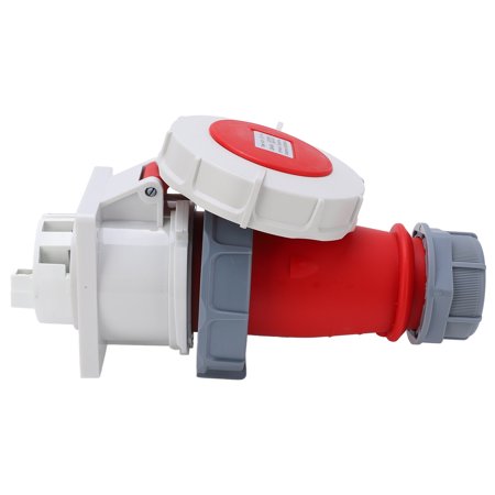 Industrial Plug Socket, 32A 240-415V Heat Resistant Female Male Plug ...