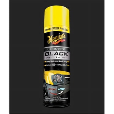 Meguiar's Ultimate Black Plastic Restorer, Shine Enhancer for Cars, 10 ...
