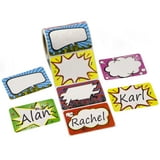 200Pcs Self-Adhesive Name Tags Labels, Perforated Roll for School ...
