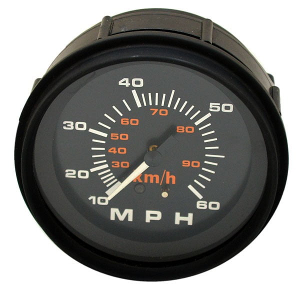 Mercury Quicksilver Boat Speedometer 15117B1 | 60 MPH 3 1/4 Inch Black ...
