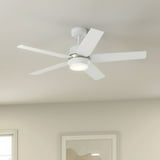 Kichler 300059 Maeve 52" 5 Blade Indoor Led Ceiling Fan - Black ...