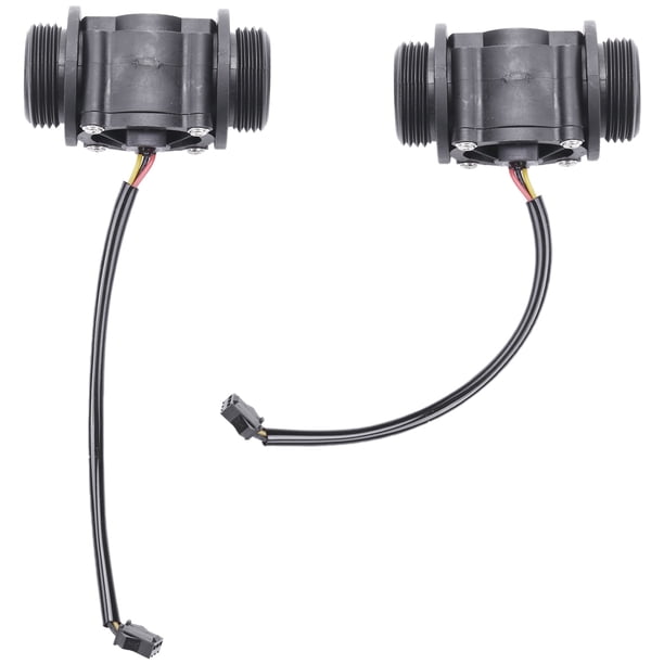 2PCS Water Flow Sensor Fuel Flow Meter Water Meter Sensor Flowmeter ...