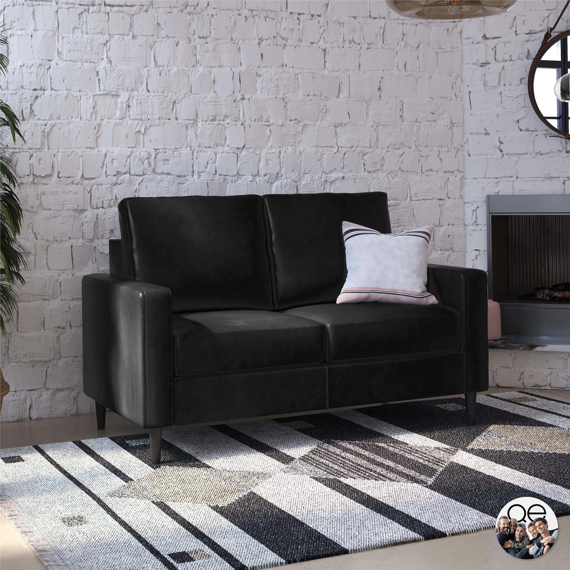 Queer Eye Wainwright Modern Loveseat Small Space Living Room Furniture Queer Eye Wainwright Modern Loveseat Small Space Living Room Furniture