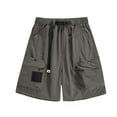 Father's Day Gifts Men's Cargo Shorts Solid Color Outdoor Climb Sports ...