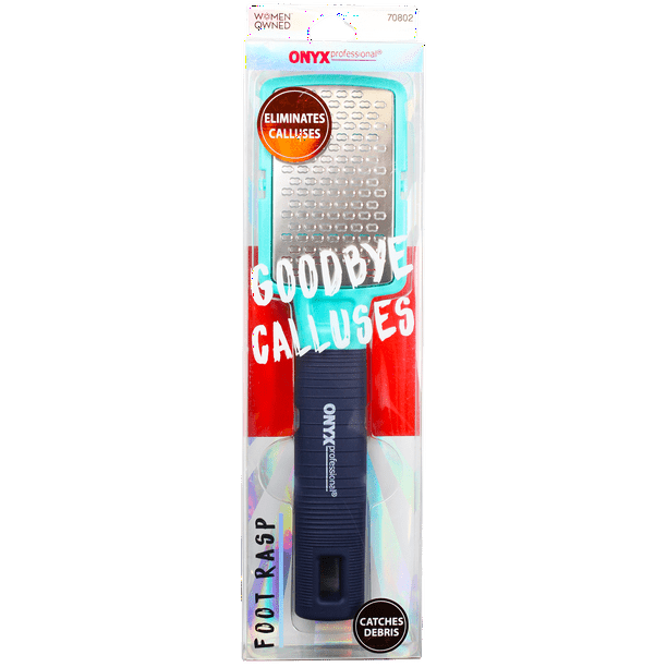 Onyx Professional Stainless Steel Foot Rasp with debris catcher ...