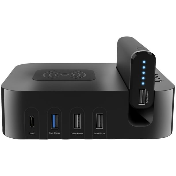 Naztech Ultimate Power Station Black (14485-HYP) - Walmart.com