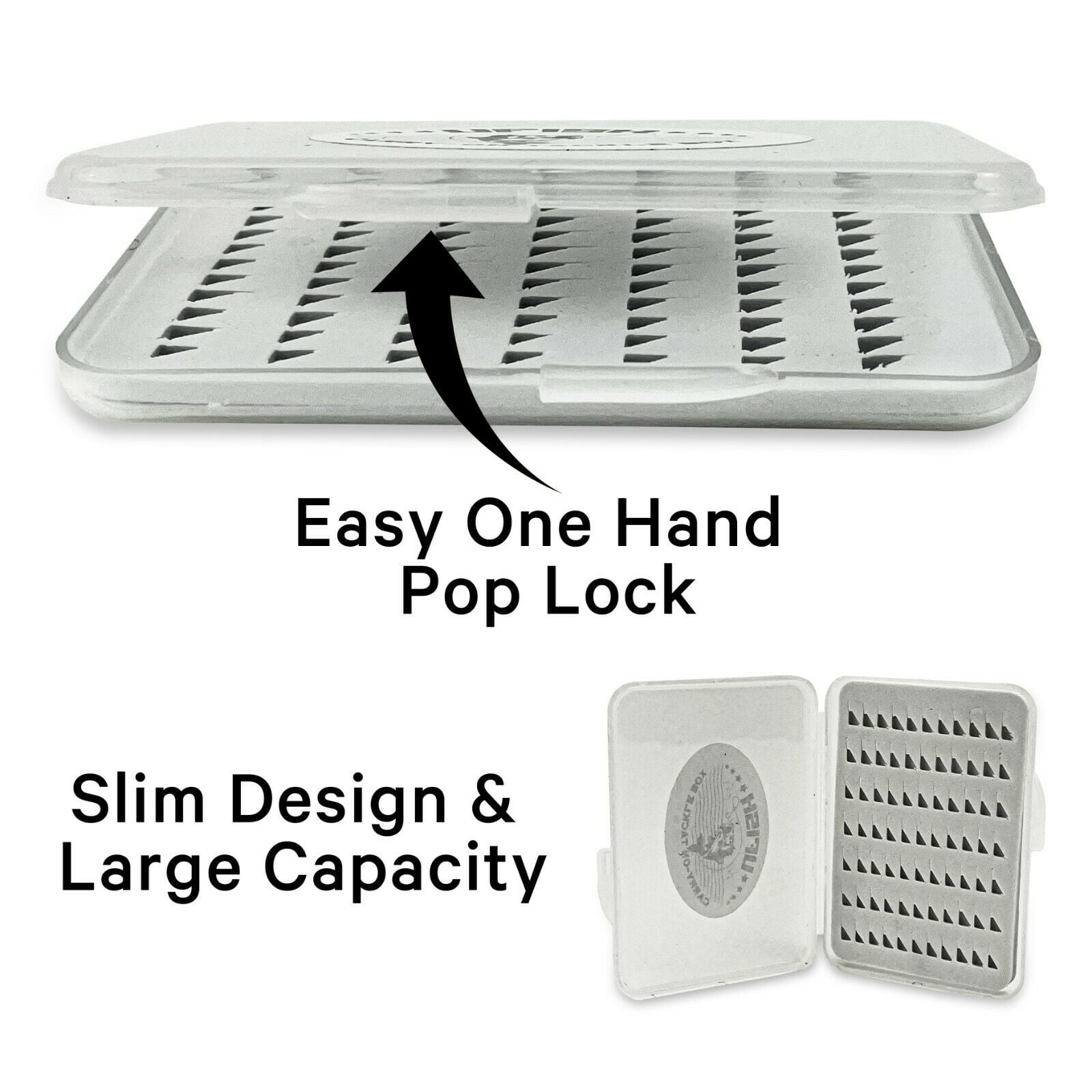 UFISH Fly fishing box set, fishing flies organizer box for trout Salmon ...