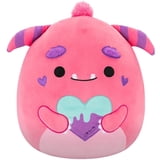 Squishmallow 5" Valentine's Set of 6 Cow, Praying Mantis, Monster ...