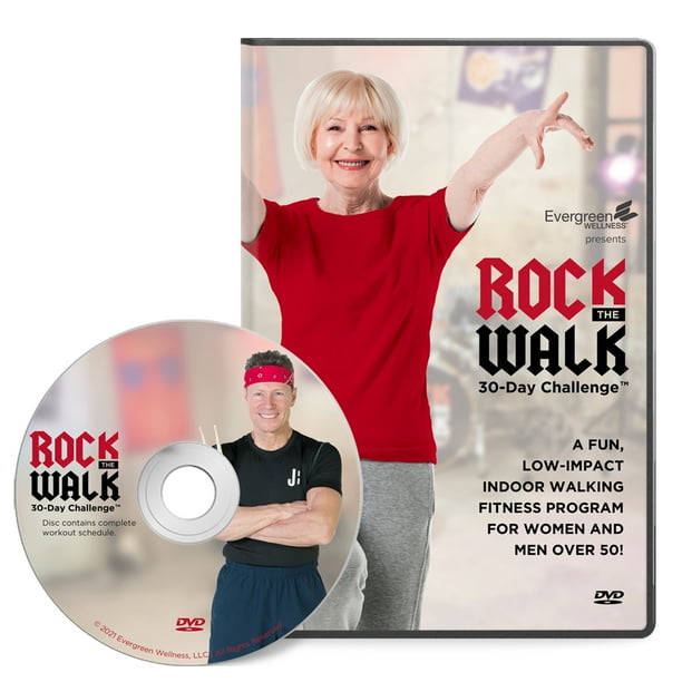 Rock the Walk 30-Day Fitness DVD Program for Beginners and Seniors ...