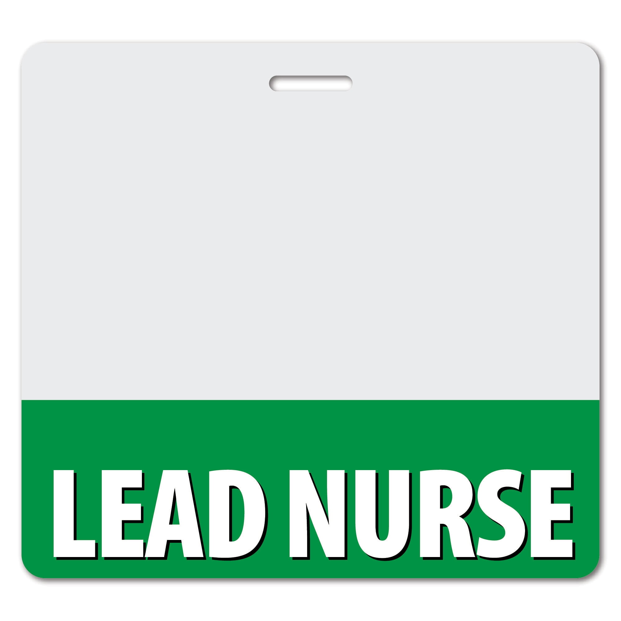 LEAD NURSE Heavy Duty Horizontal Green (100 pack) - Spill & Tear Proof ...