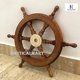 Nauticalmart 24" Wood and Brass Nautical Ship Wheel Marine Decor Hand ...