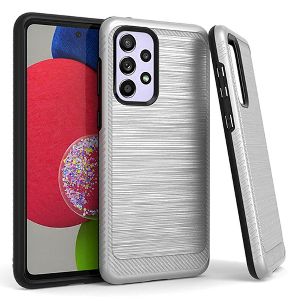 Kaleidio Case For Samsung Galaxy A53 5G [Metallic Armor] Lightweight Hybrid [Shockproof] 2-Piece ...