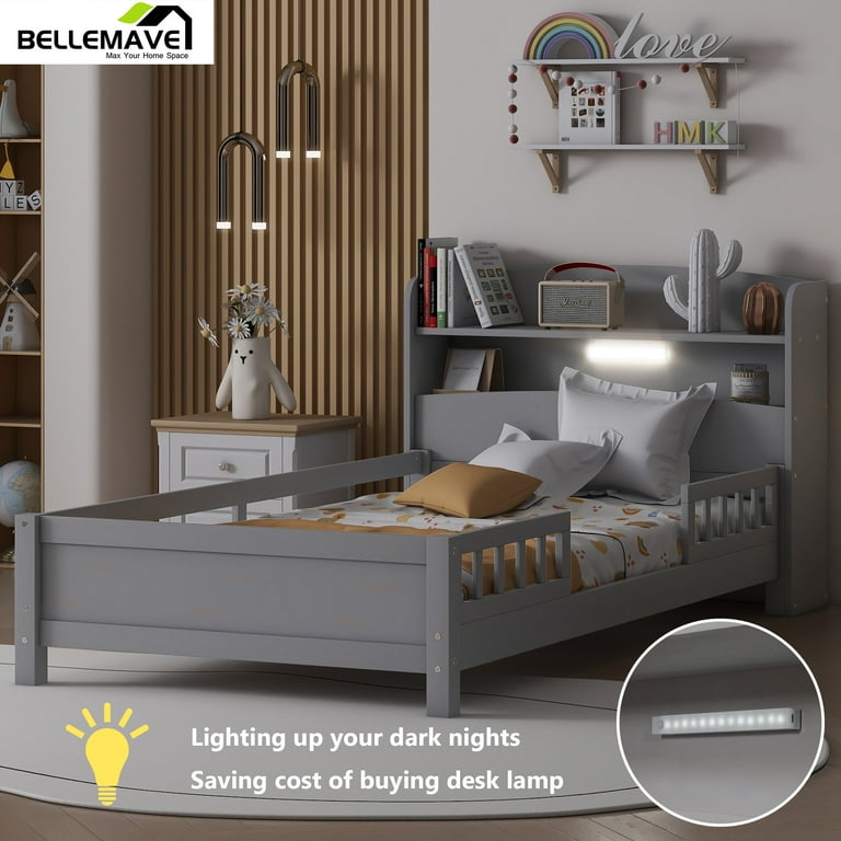 Light up single bed store