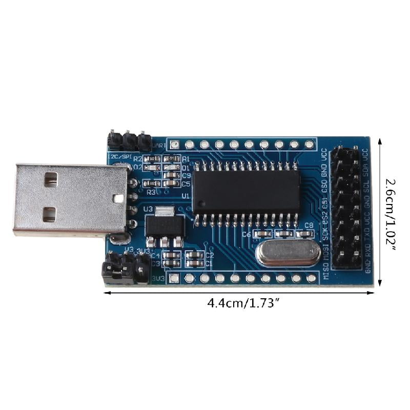 Buy CH341A programmer USB to UART IIC SPI I2C converter parallel port ...
