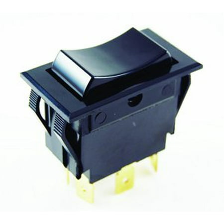 NTE Electronics 54-118 Nylon Snap-in Rocker Switch, DPDT Circuit, (ON ...