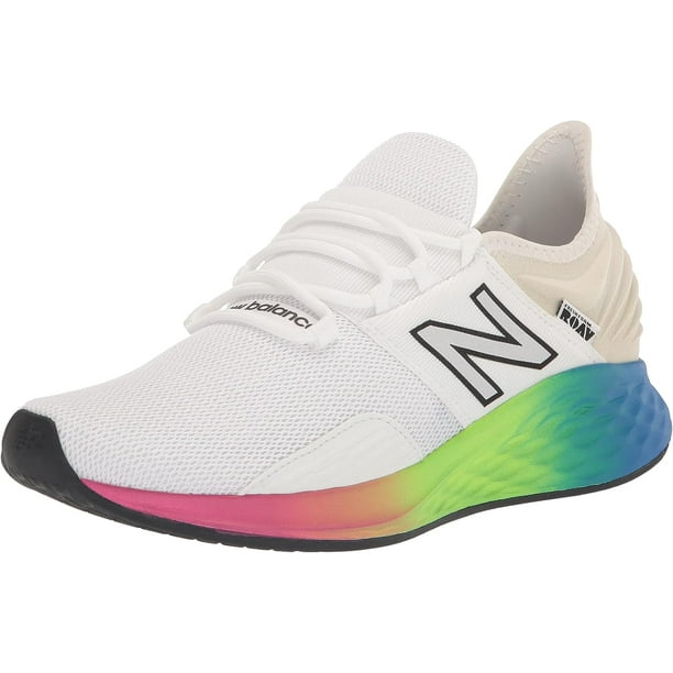 New Balance Women's Fresh Foam Roav V1 Sneaker7 WideWhite/Cobalt/Energy ...