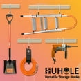 HUHOLE Heavy Duty Storage Hooks, 4PC Rafter Hangers, Pegboard Garage ...