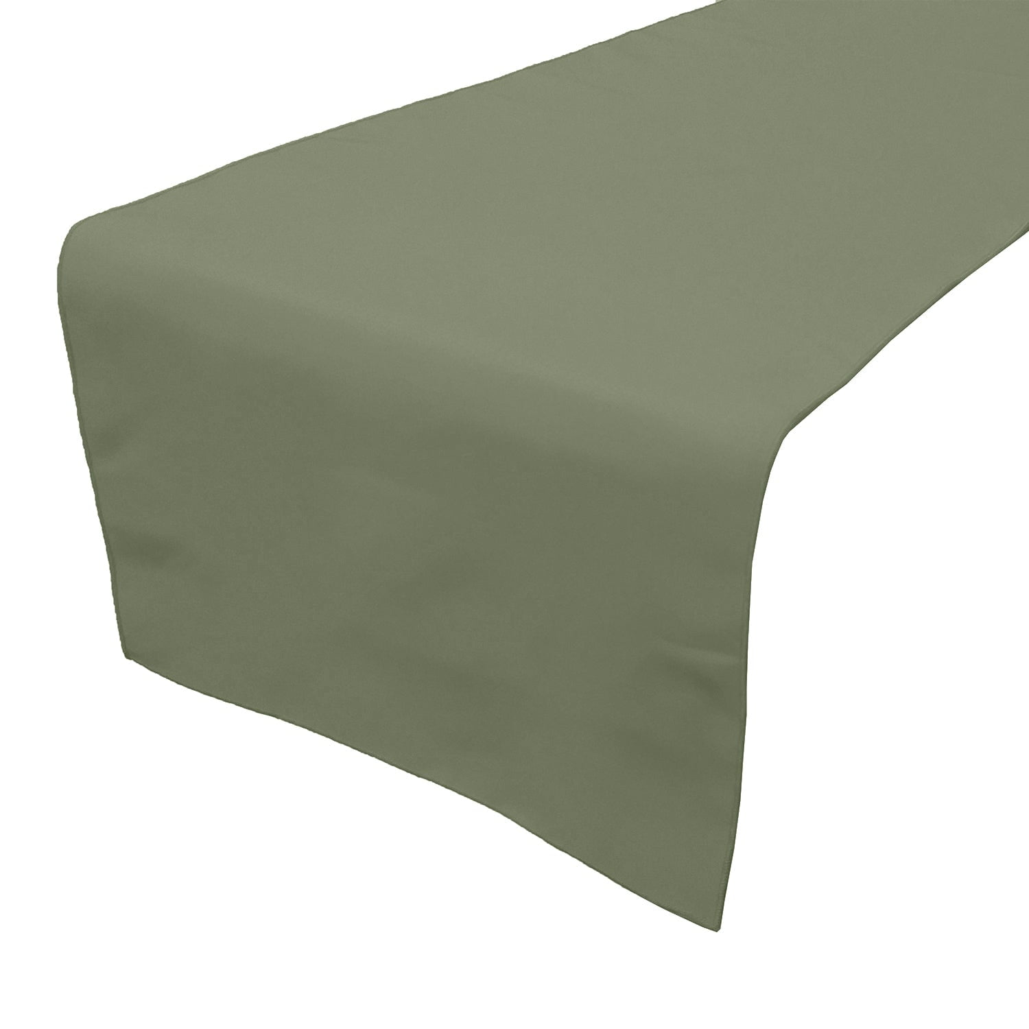 Poplin Table Runner Solid Dark Sage - Walmart.com