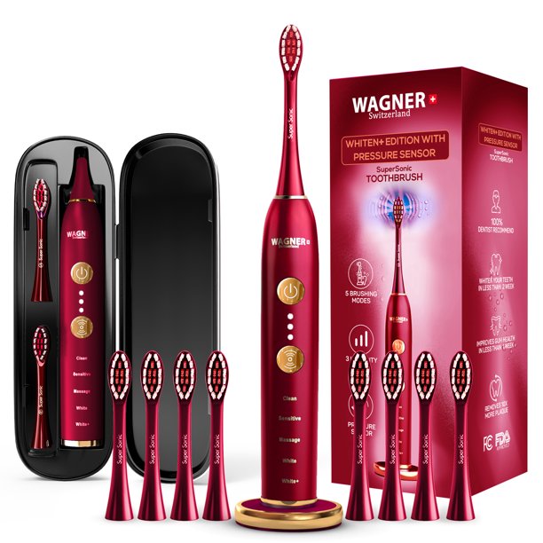 Wagner & Stern WHITEN+ Edition. Smart Electric Toothbrush with Pressure ...