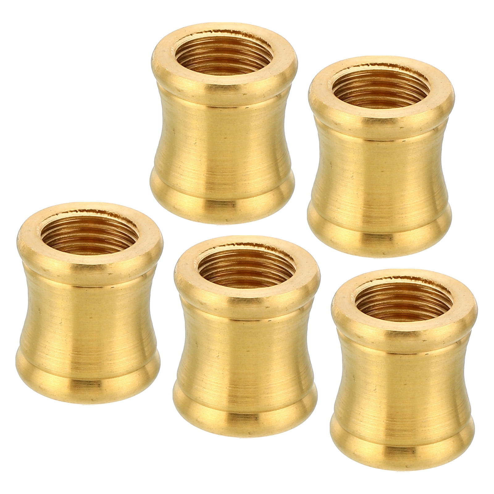 Uxcell M10 Thread 14x15mm Lamp Pipe Brass Coupling Threaded Lamp Rod ...