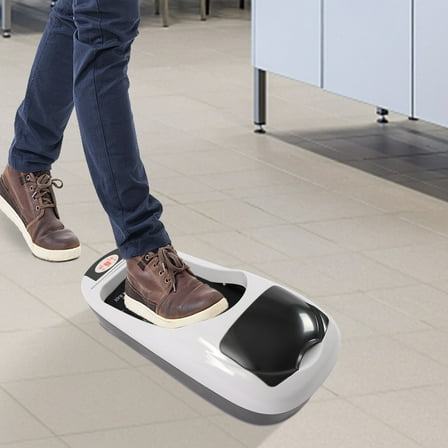 Miumaeov Indoor Automatic Shoe Covers Dispenser, Disposable Plastic ...