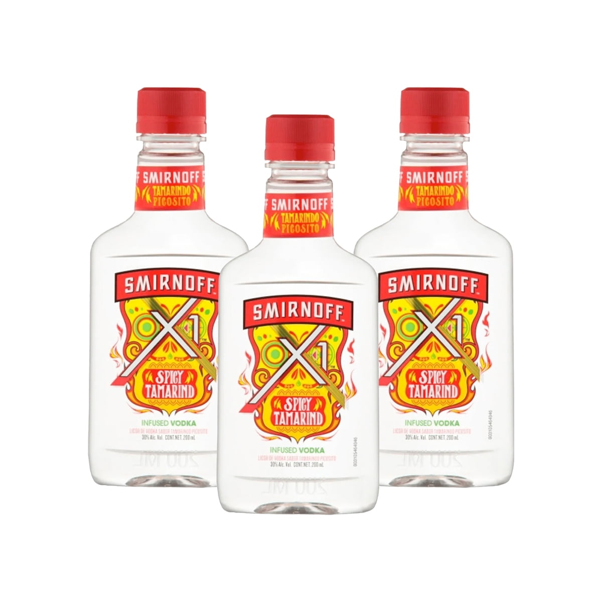 Pack De 3 Vodka Smirnoff Tamarindo 200Ml | Walmart en línea