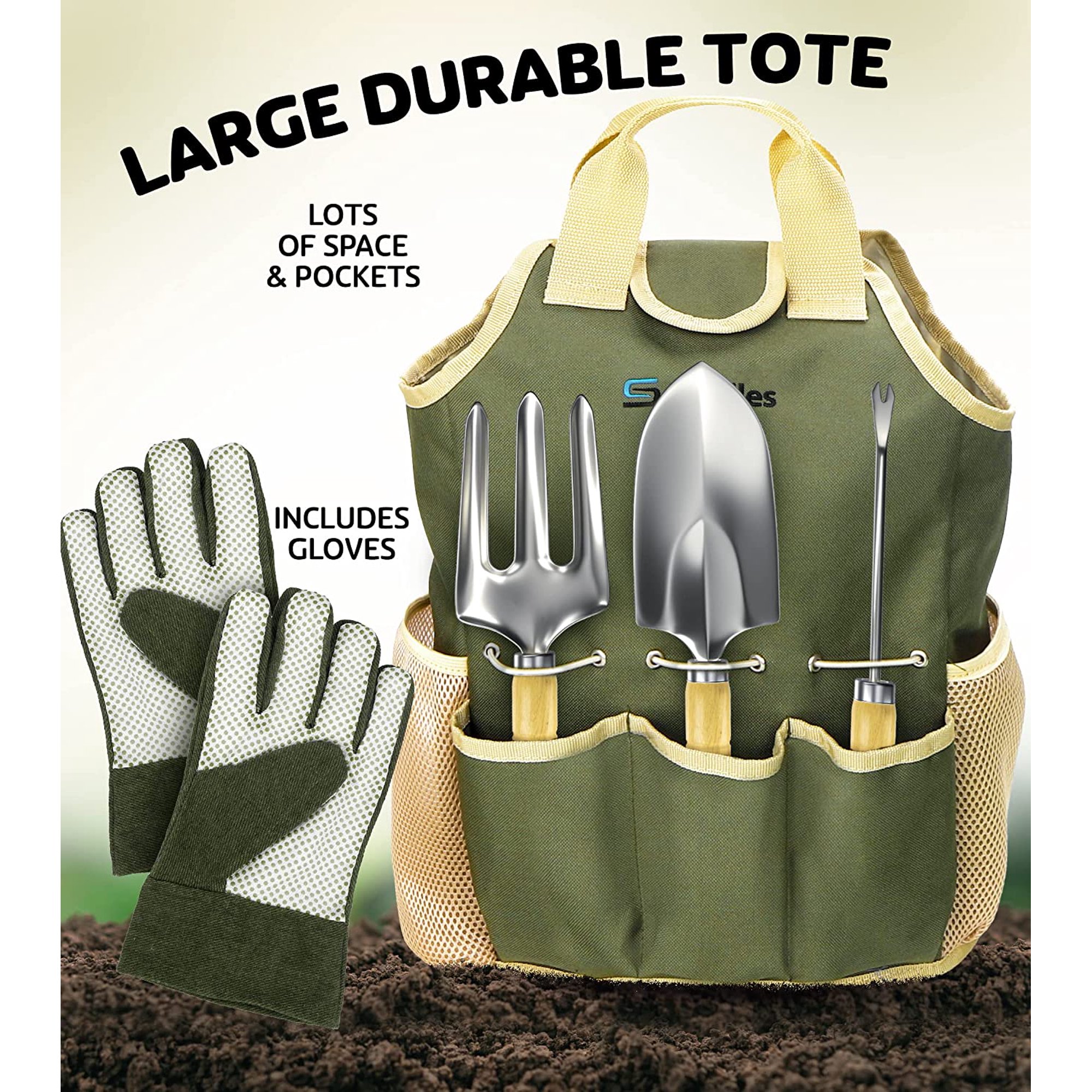 Click here for Scuddles Garden Tools Set - 10-Piece Heavy Duty Ga... prices