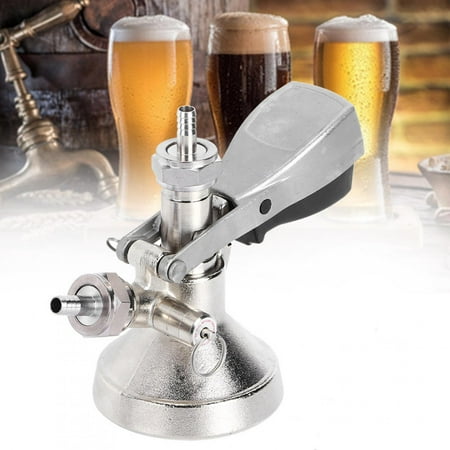 Beer Keg Dispenser, Silver Dispensing Accessory Keg Coupler, For Bar ...