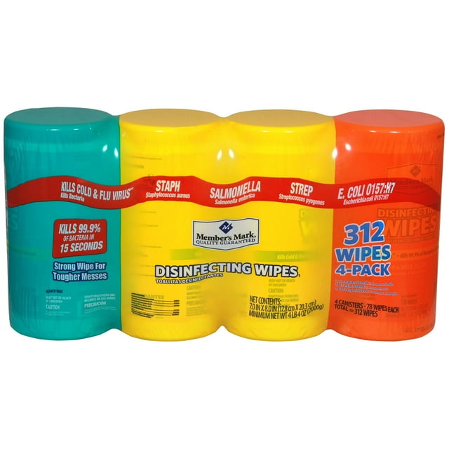 Member's Mark Disinfecting Wipes, Variety Pack (4 pk., 78 ct. each ...